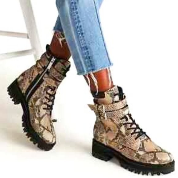 Dolce Vita | Shoes | New Dolce Vita Paline Leather Snake Print Ankle ...